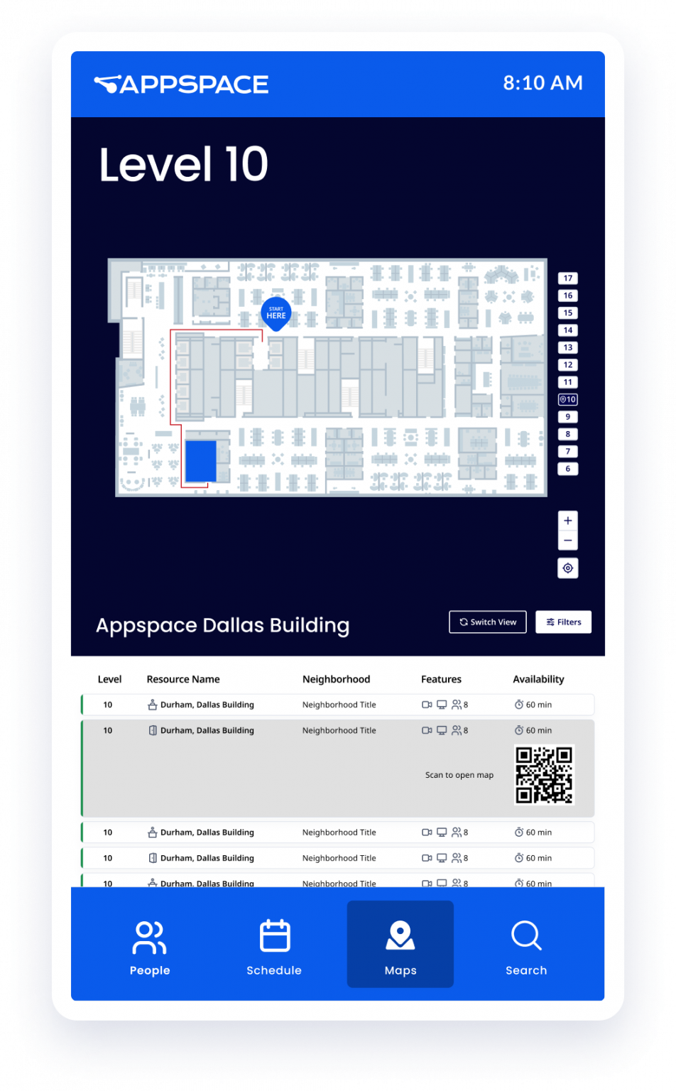 Smart room booking made simple with Appspace