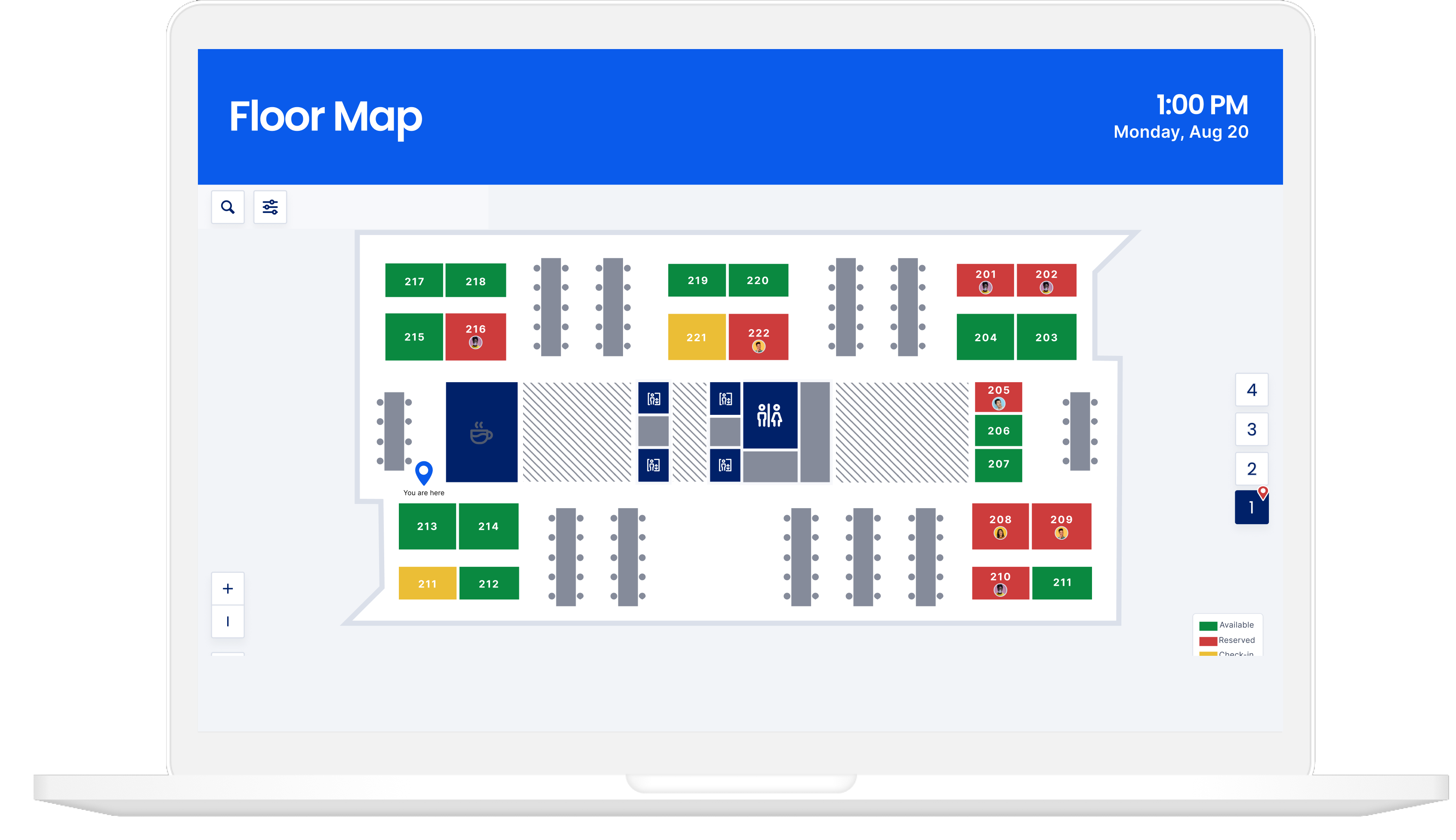 Appspace Space Reservation Find And Book Rooms Desks And More