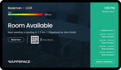 Meeting Room Booking Software Demo - Appspace