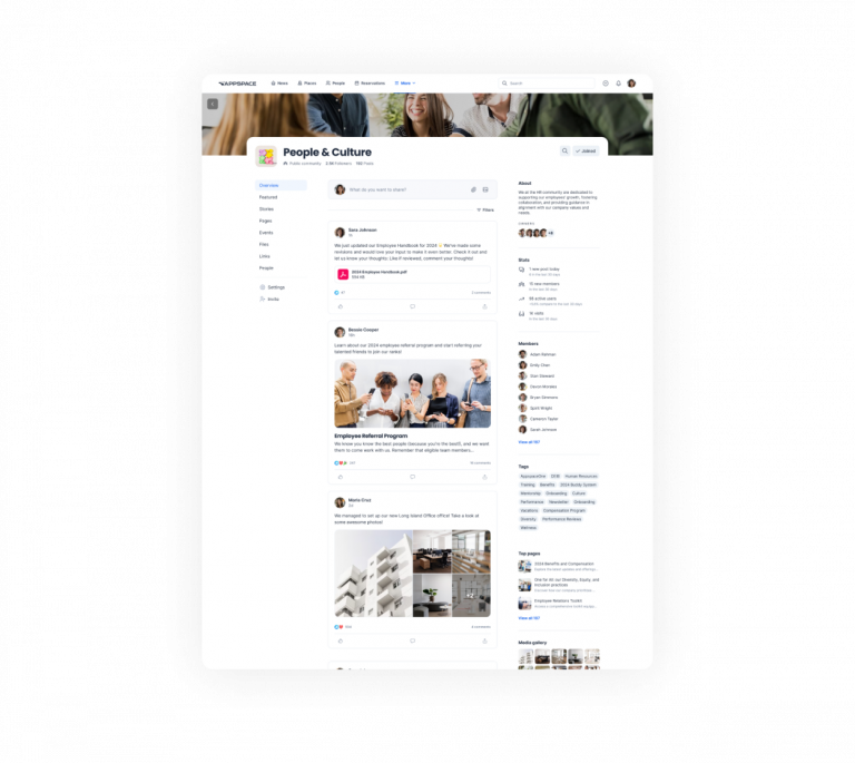 Intranet Software for Connected Workplaces | Appspace