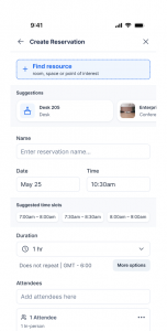 Smart room booking made simple with Appspace