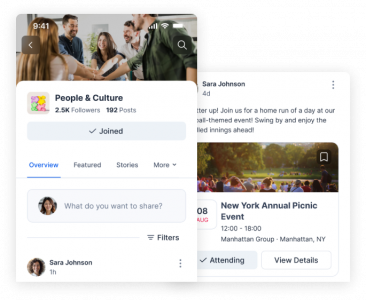 Appspace mobile app for employee comms